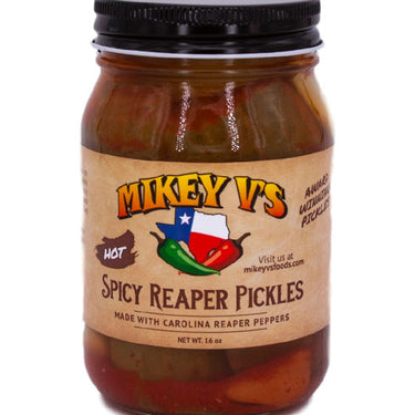 Mikey V's Spicy Reaper Pickles – PuckerButt Pepper Company